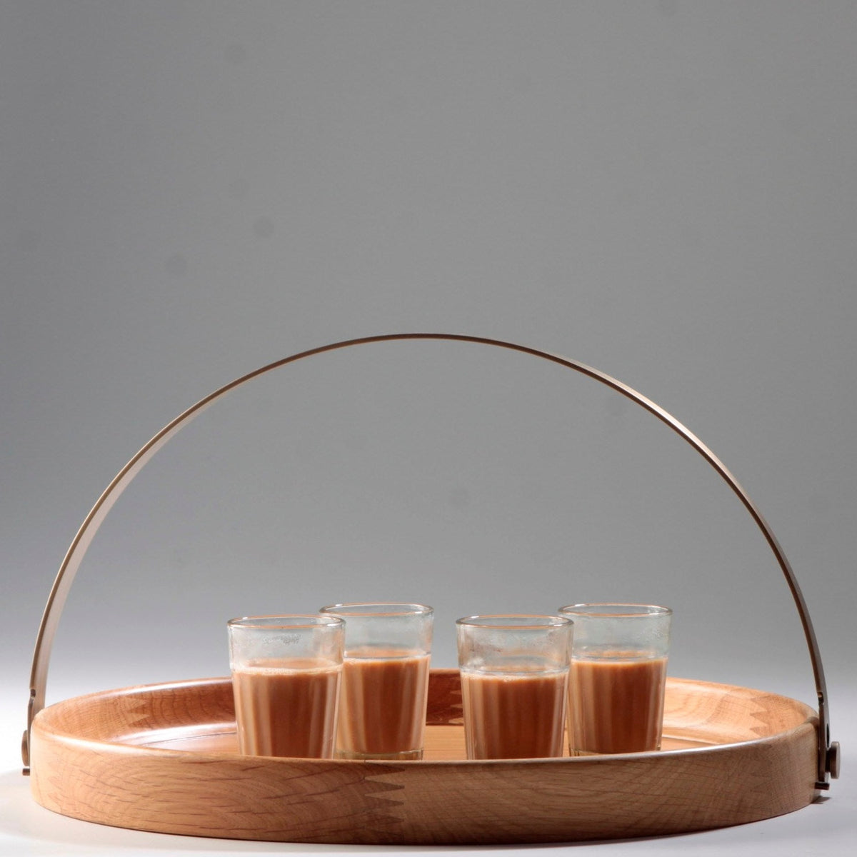 Brass Band Round Tray